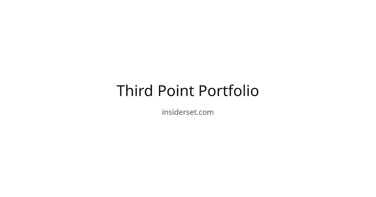 Third Point Portfolio & Holdings (2026)